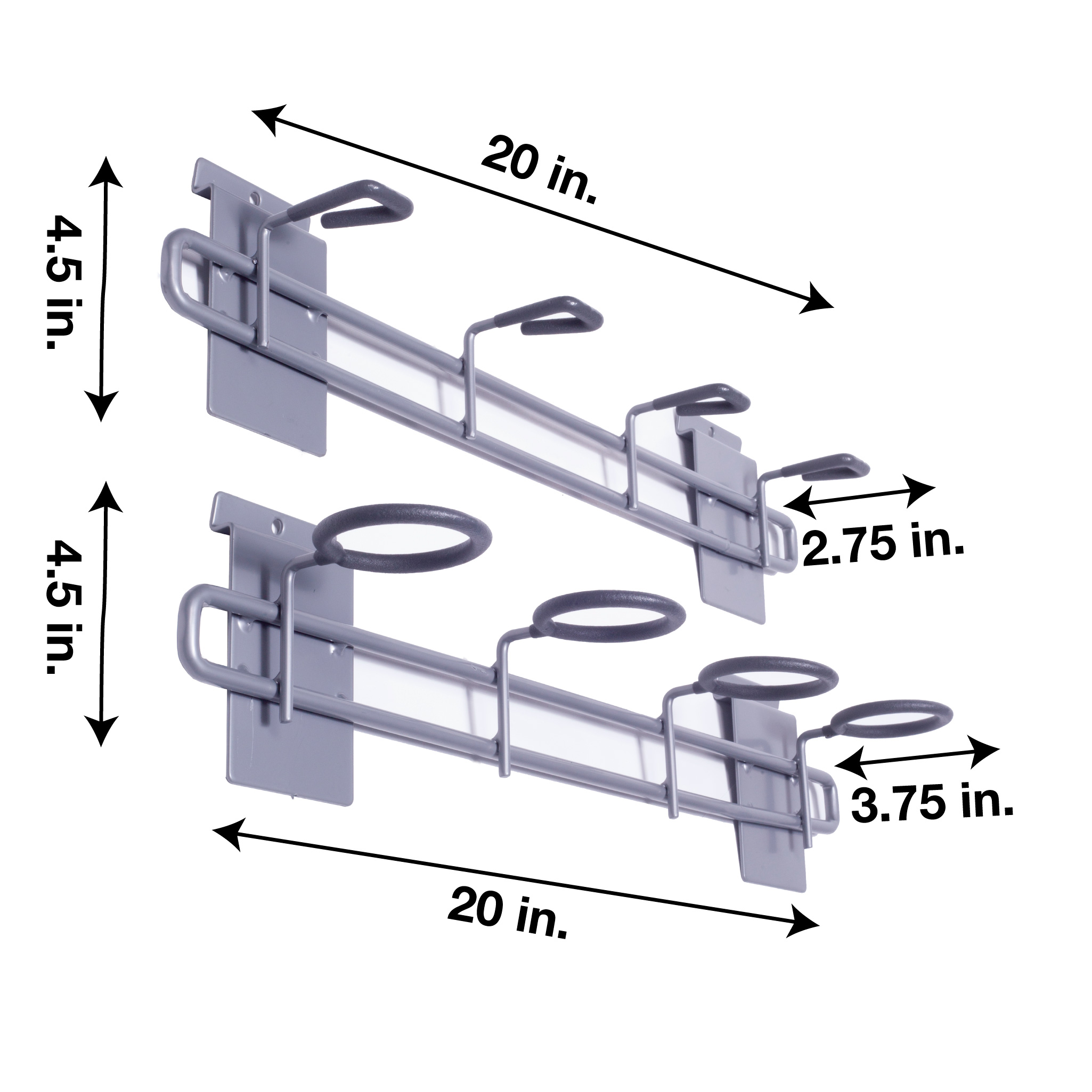 Fishing Rack (2-Piece Set) | CrownWall Accessories | Garage Royalty